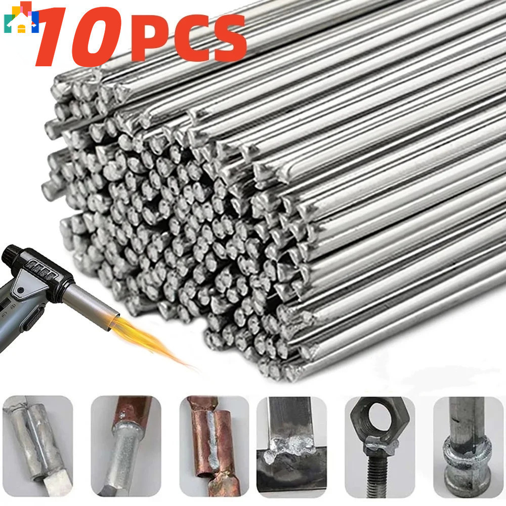 10Pcs Low Temperature Easy Melt Welding Rods Stainless Steel Aluminum ...