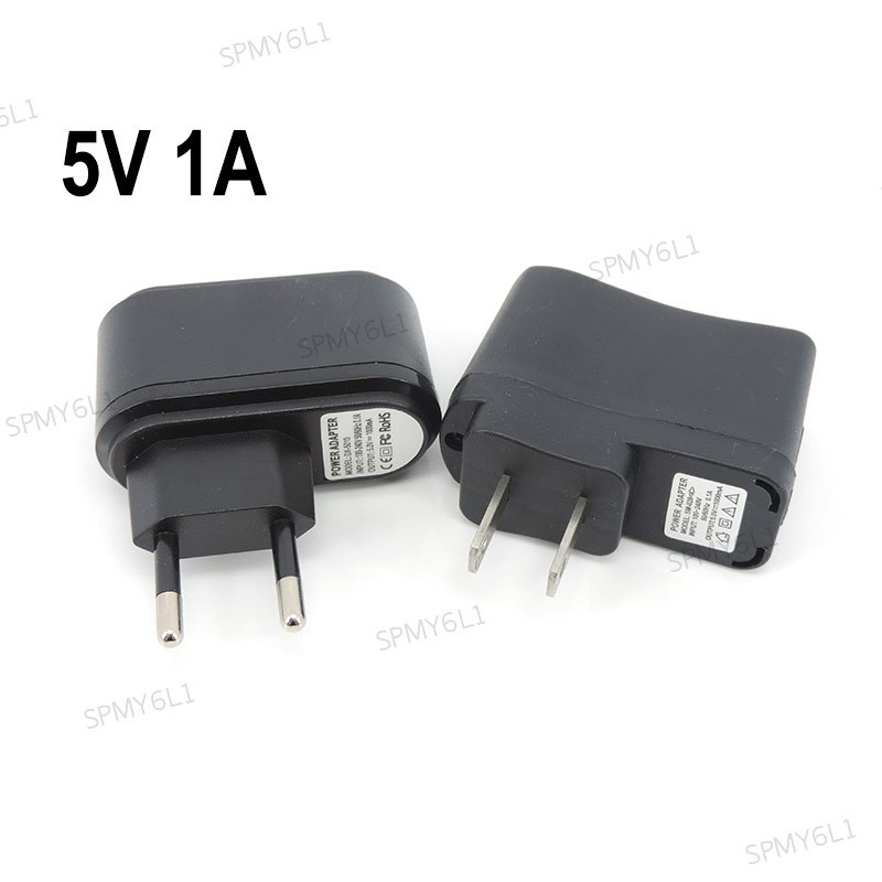 220v AC to DC EU/US 5V 1A 1000ma USB port Charging Power Wall Adapter ...