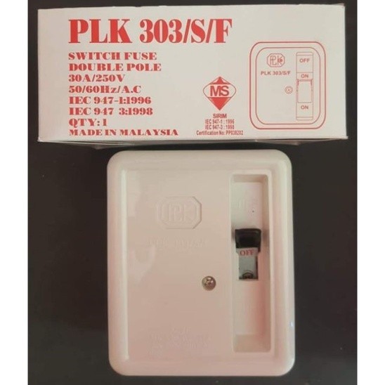 PLK 303/S/F 30A Switch Fuse c/w Fuse 30A | Shopee Malaysia