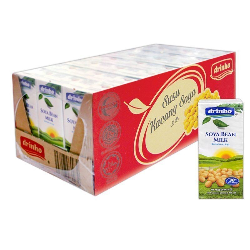 Drinho Soya Bean Packet Drinks (4x6x250ml) | Shopee Malaysia