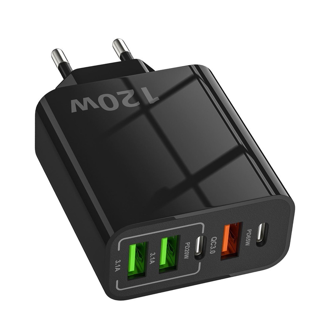 Cell Phone Charging Brick 5-Port Travel Charger Cube Cell Phone Charger ...
