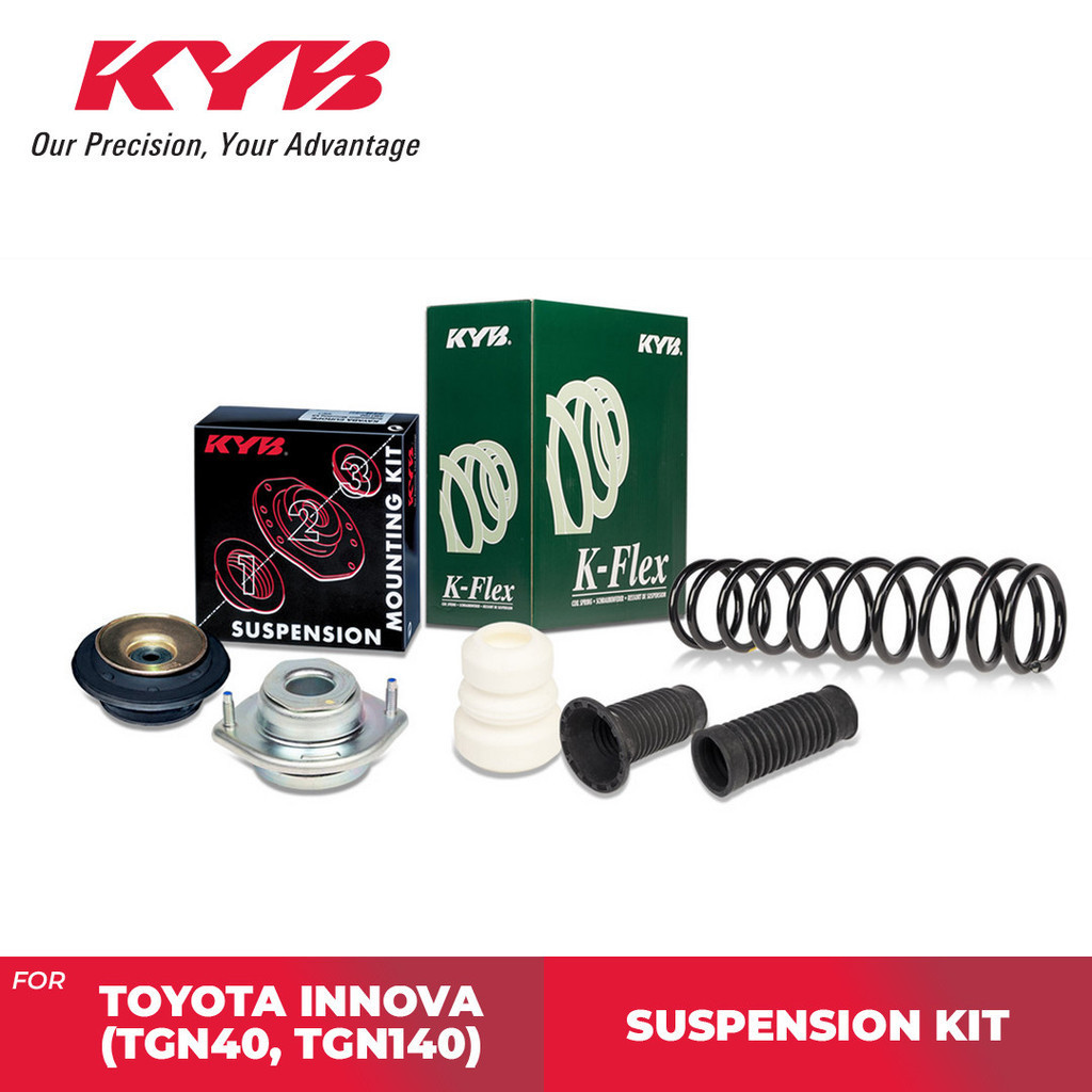 Kayaba Suspension Kit (Coil Spring, Strut Mounting & Protection Kit ...