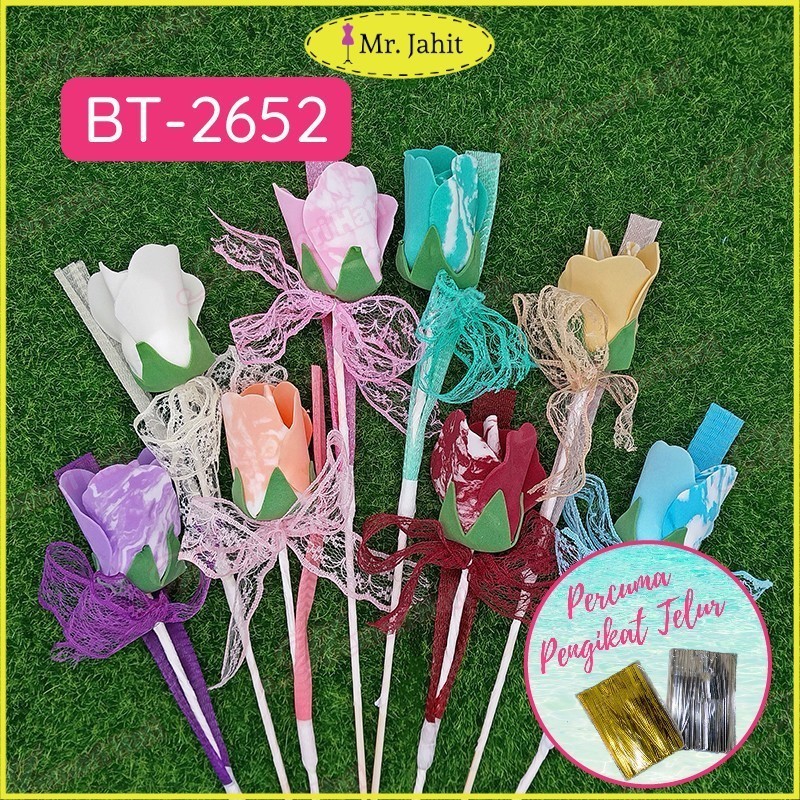 50pcs BT-2652 Bunga Telur / FOC 50pcs Pengikat Dawai Telur | Shopee Malaysia