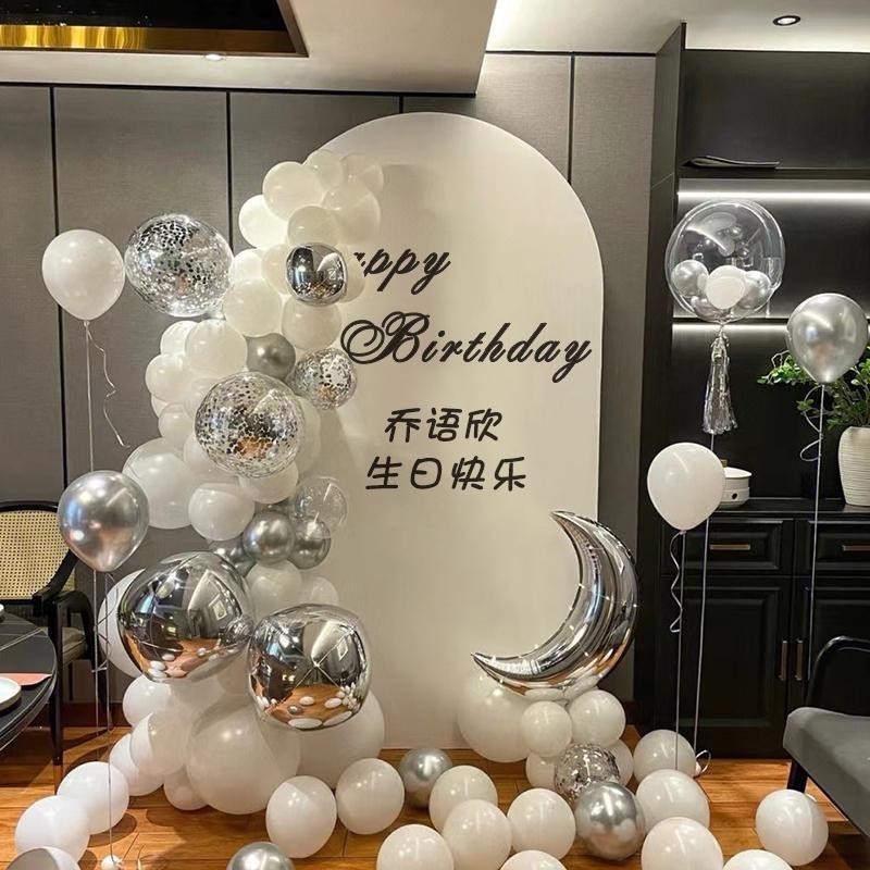 Influencer Adult Birthday Balloon Decoration Scene Layout Boyfriends ...