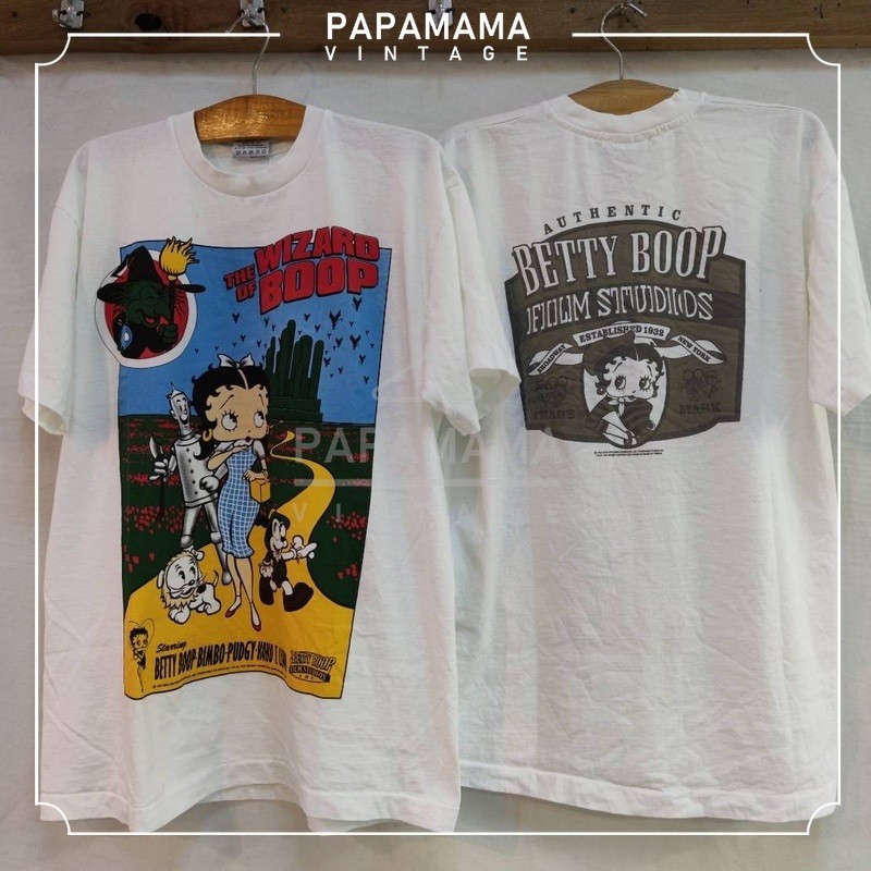 BAJU T-shirt [BETTY Boop] The Wizard of Original Bootleg Cartoon shirt ...