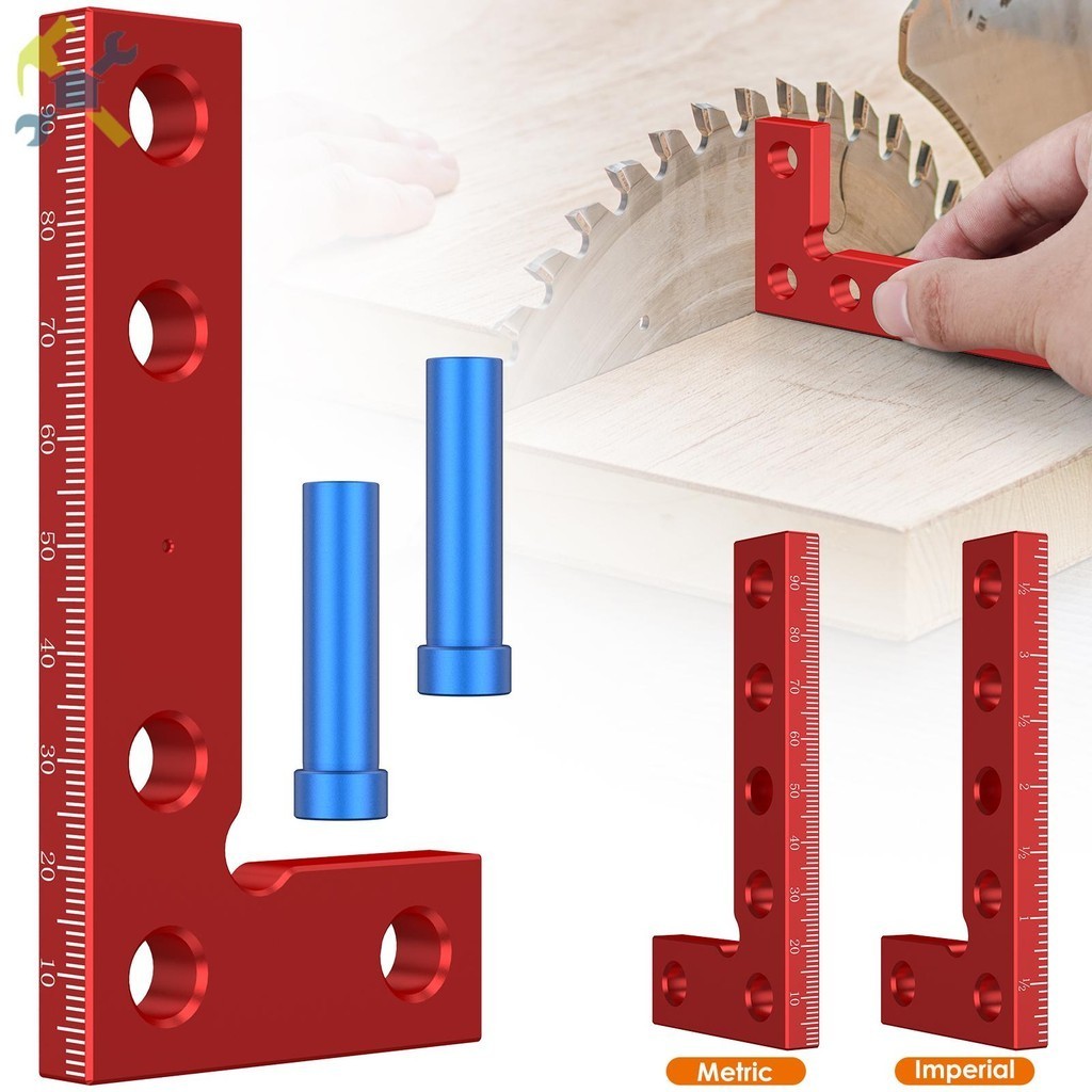Small Square Center Finder Tool Aluminum Alloy Mini Square Ruler ...