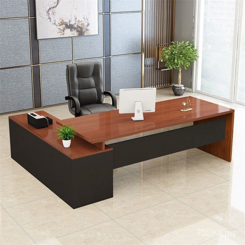 Boss Desk Modern Office Desk Atmospheric New Chinese Desk Workbench ...