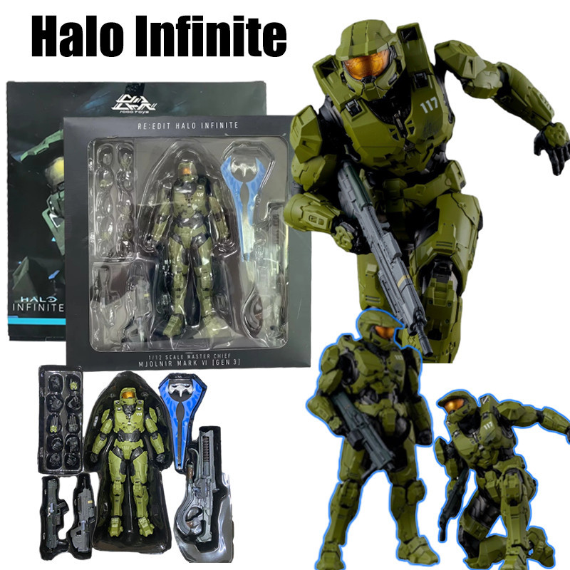 Halo 5 Guardians Noble Six 1/12 Scale Master Chief Mjolnir Mark Action ...