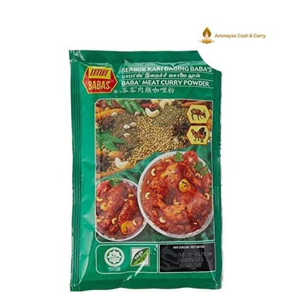 Baba's Meat Curry Powder 125g | Shopee Malaysia