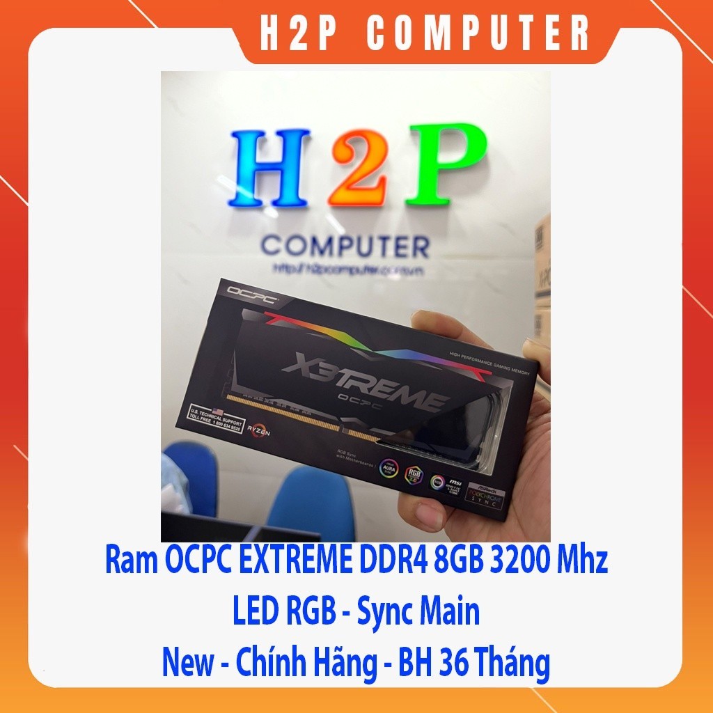 Ram OCPC X3TREME RGB AURA 8G Bus 3200 C16 DDR4 New Genuine | Shopee Malaysia
