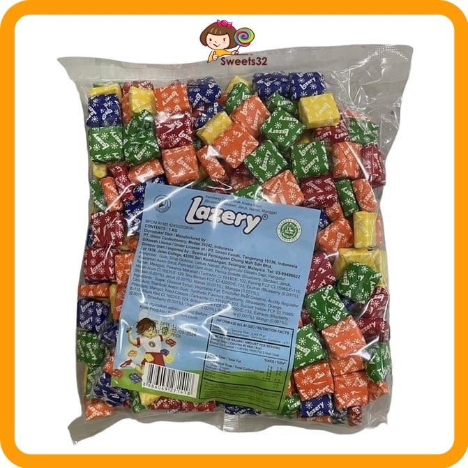 Lazery Chewy Candy Fruit Flavour 300pcs土 for party goodies bag doorgift ...