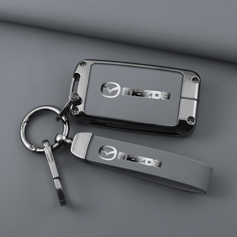 Leather Key Cover Case for Mazda 2 3 6 CX30 CX5 CX8/9 Keyless Remote ...