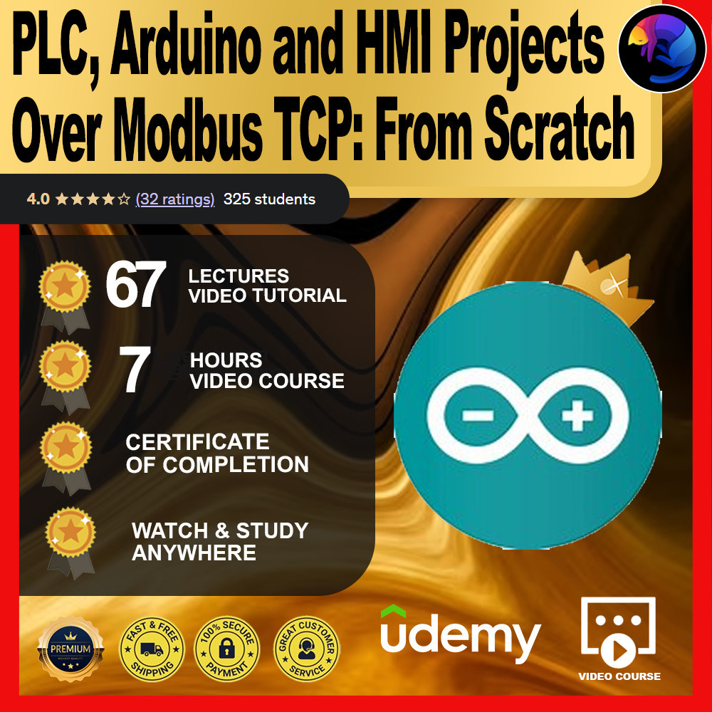 Video Course Plc Arduino And Hmi Projects Over Modbus Tcp From 3707