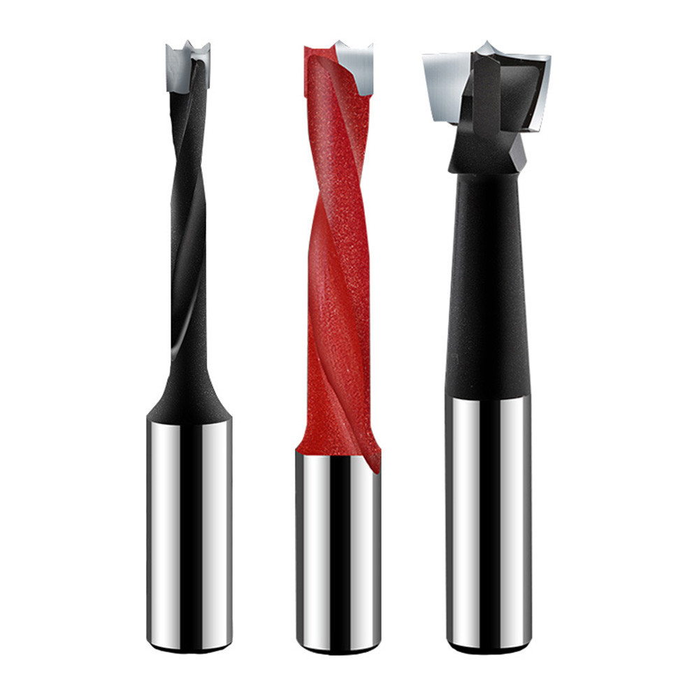 Two Flutes Woodworking Gang Drill Bits Blind Hole TCT Drilling Head ...