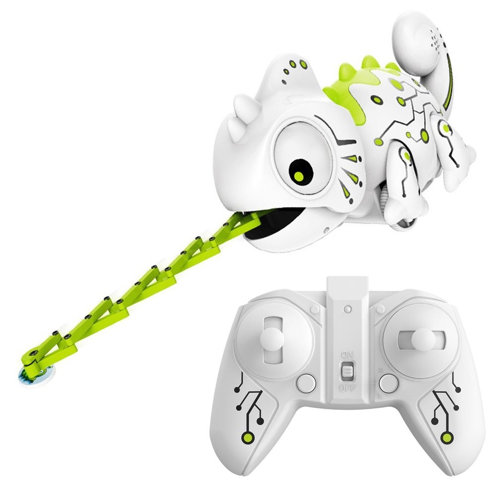 RC Chameleon Lizard Pet 2.4 G Intelligent Toy Robot For Children Kids ...