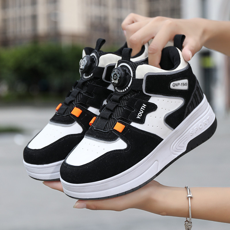100% high quality】 Spot goods Two-Wheeled Heelys Roller Shoes Wheel ...