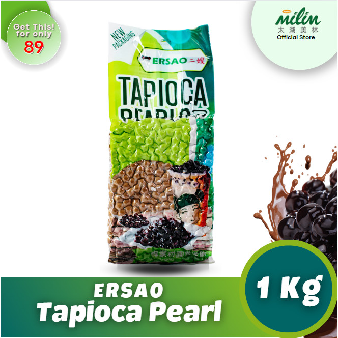 Ersao Tapioca Black Pearl / Boba Pearls / Sinkers /milk tea sinkers ...
