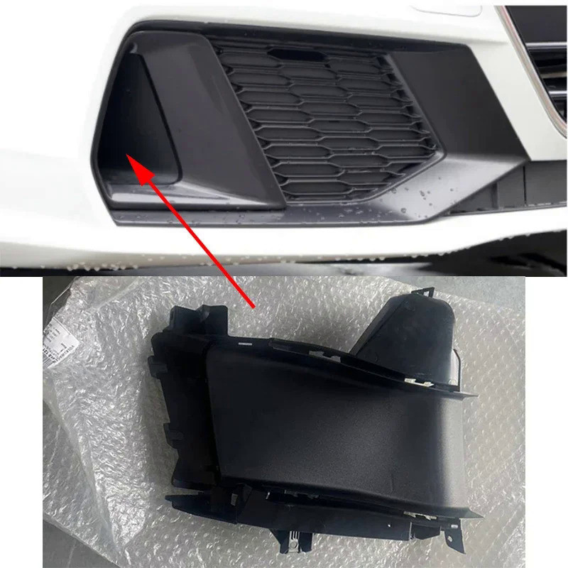 Auto Left Right Front Bumper Fog Light Grille Grill Air Guide Bracket ...