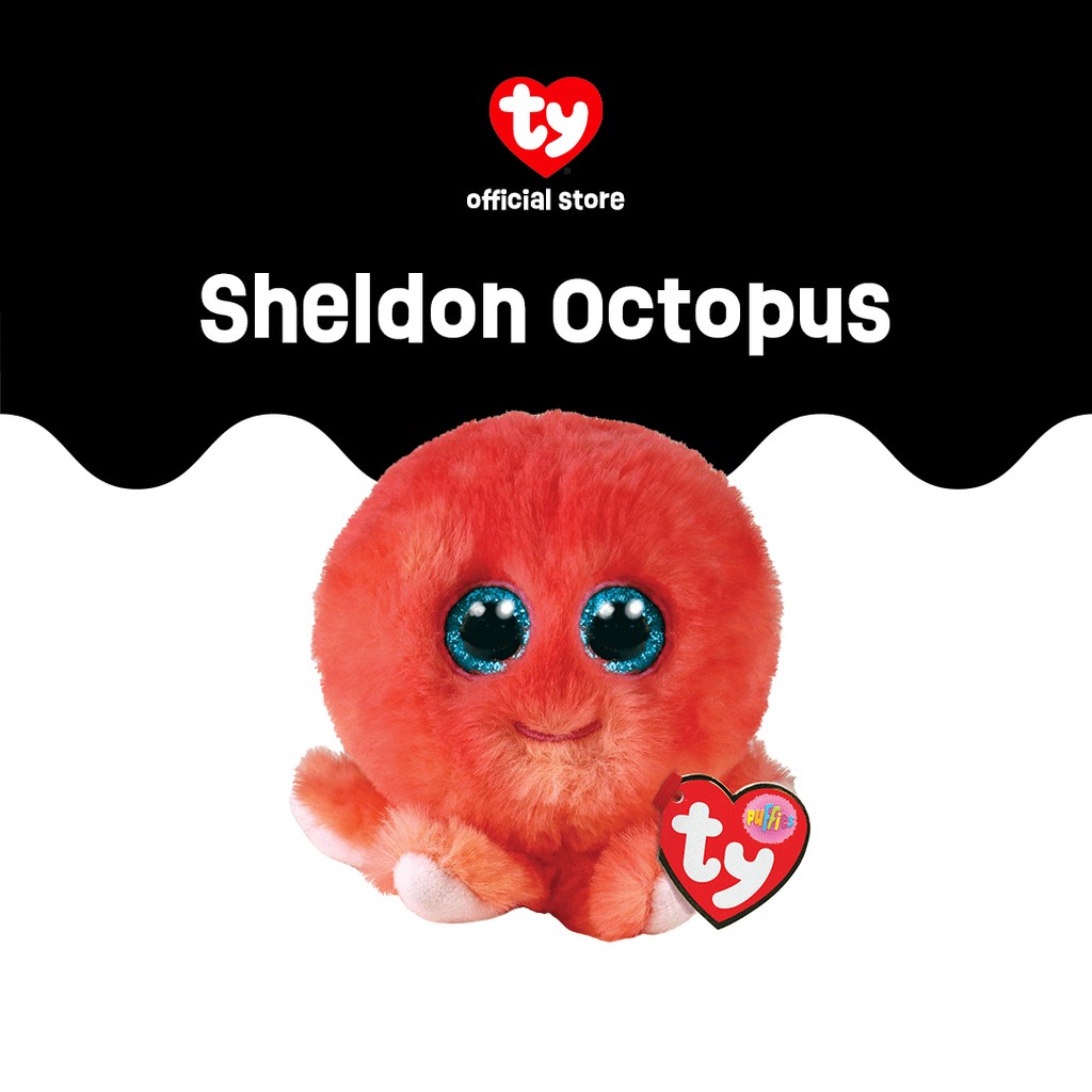 Ty TOYS Puffies Sheldon Octopus - Little Octopus Doll | Shopee Malaysia