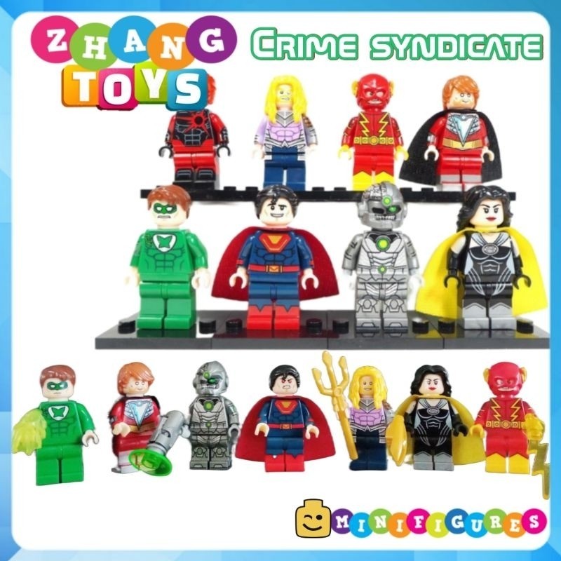 Crime Syndicate Puzzle Toy includes Grid Johnny Quick - Superwoman ...