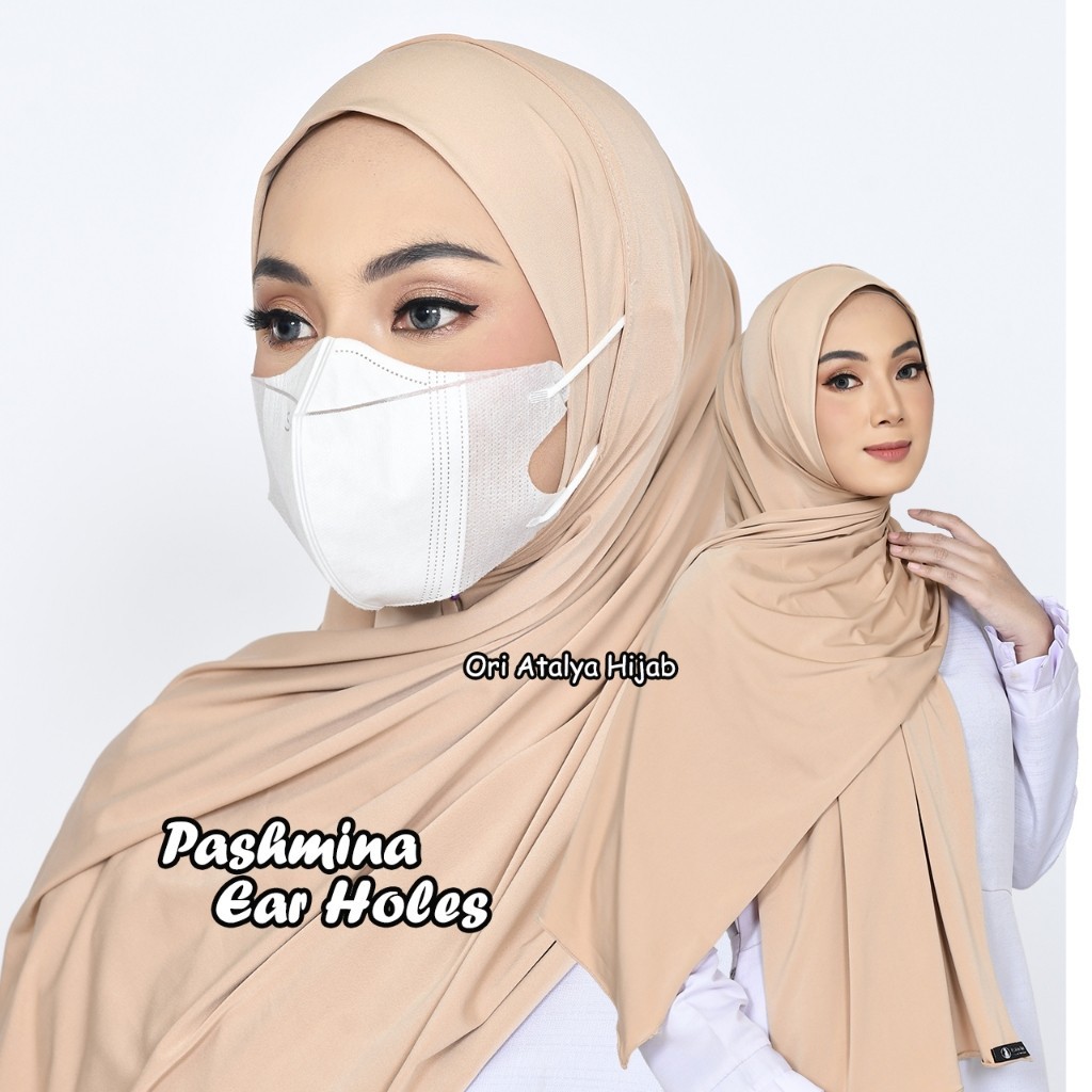 AHS Shawl Instant Royal New Normal Ear Hole For Mask | Shopee Malaysia