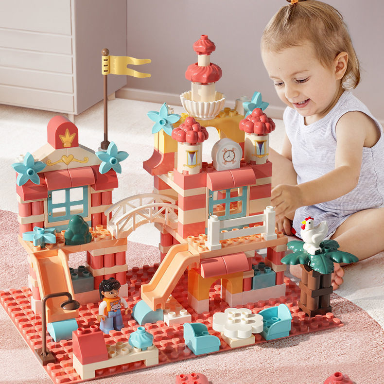 Building Block Puzzle 6 to 12 Years Old Large Particle Girl Princess ...