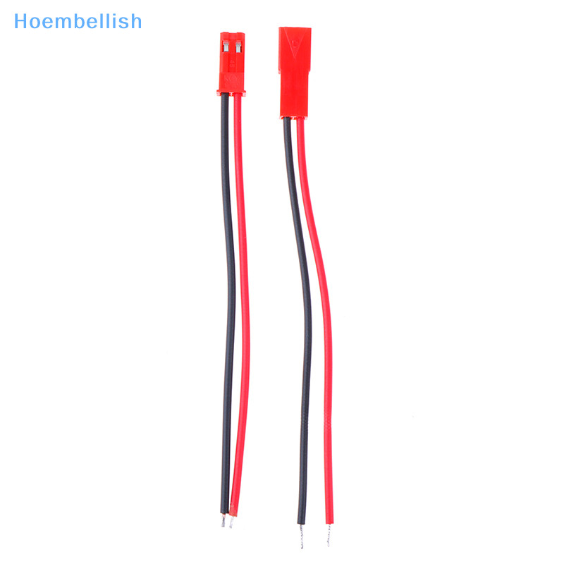 Hoe> 20pcs 2 Pin connector male female jst plug cable 22 awg wire for ...