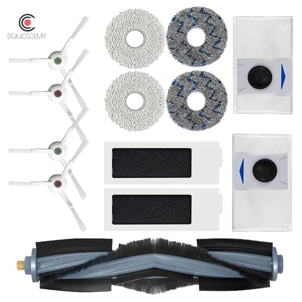 Main Side Brush Hepa Filter Mop Pads Dust Bags Replacement Parts ...