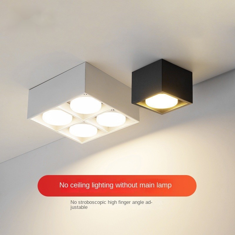 Led Surface Mounted Downlight Living Room Main Lamp Lighting Long Strip ...