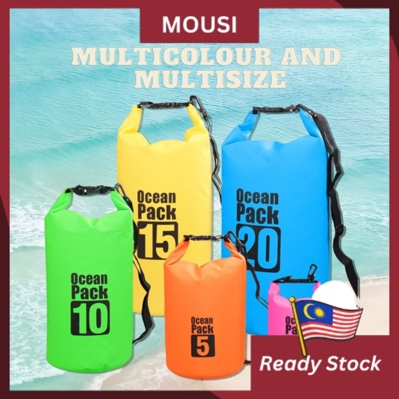 Waterproof Dry Bag 5L 10L 15L Outdoor Extra Thick Ocean Waterproof ...
