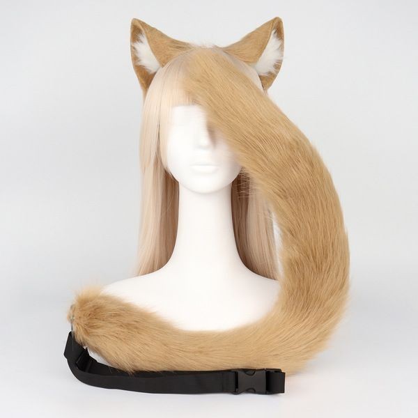 Cat Girl cos Tail kinako cosplay Tail Anime cosplay Tail Accessories ...