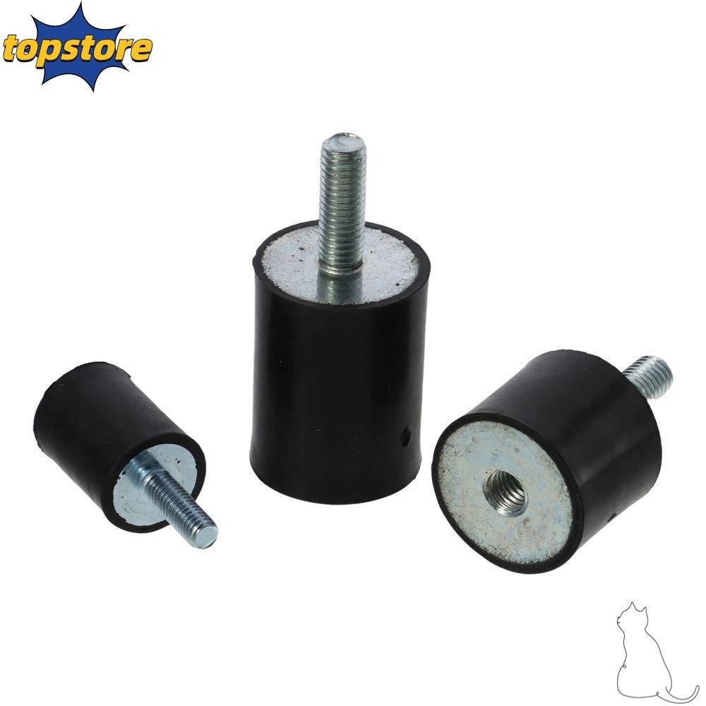 TOPSTORE Rubber Mounts, M6 M8 M10 Thread Black Vibration Isolators ...