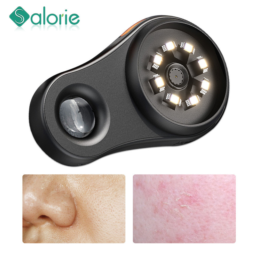 SALORIE 500X HD Magnifier Magnifier 2 MP Kids Pocket Microscope Skin ...