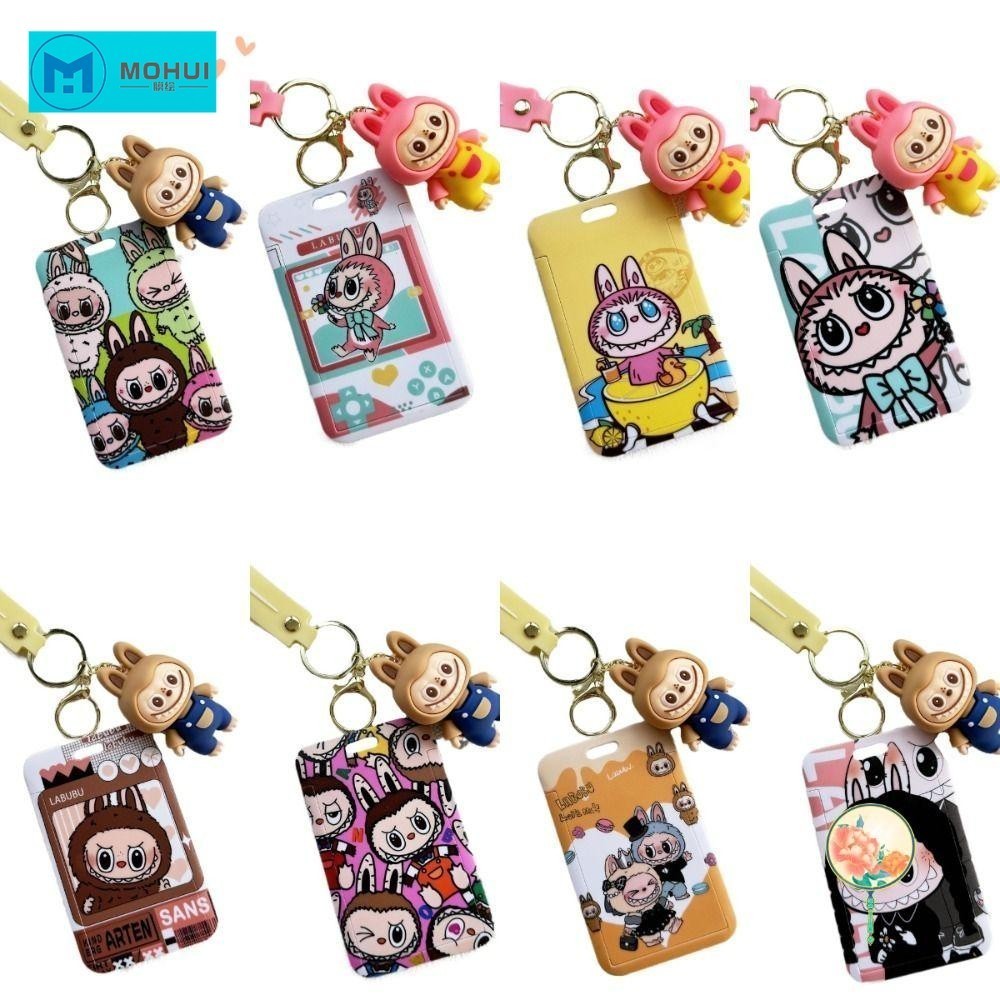 MW Car Key Ring, PVC Comes with Lanyard Labubu Doll Keychain, Cute ...