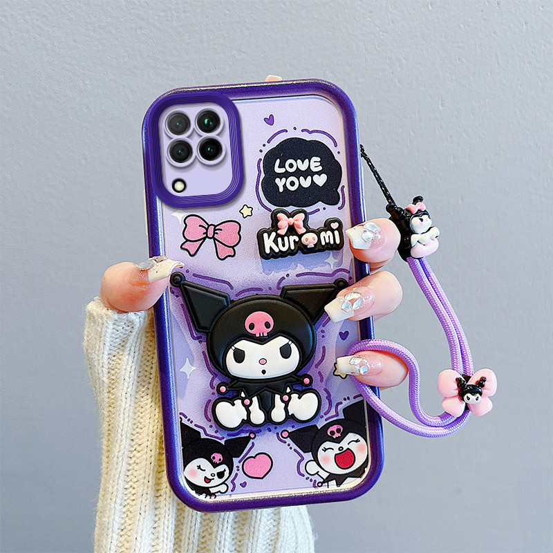 casing samsung a12 Cartoon 3D Stickers Doll phone case for samsung m12 ...