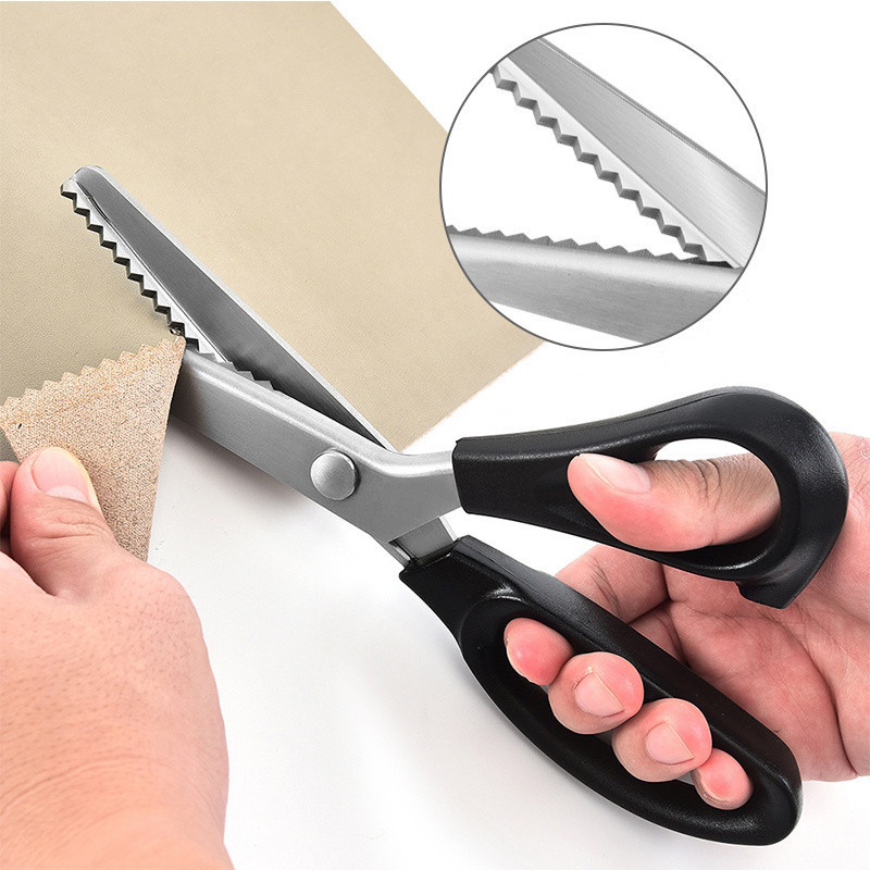 Tailor Scissors Triangle Tooth Sewing Scissor Zigzag Fabric Scissor ...