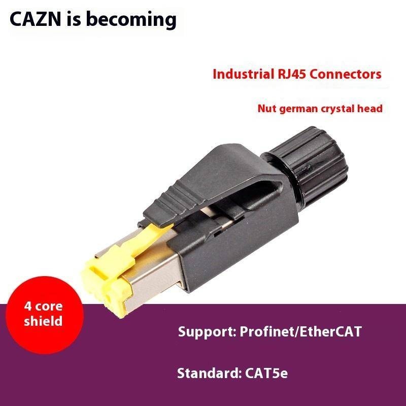 4-core RJ45 Industrial Ethernet Crystal Head profinet Network Cable ...