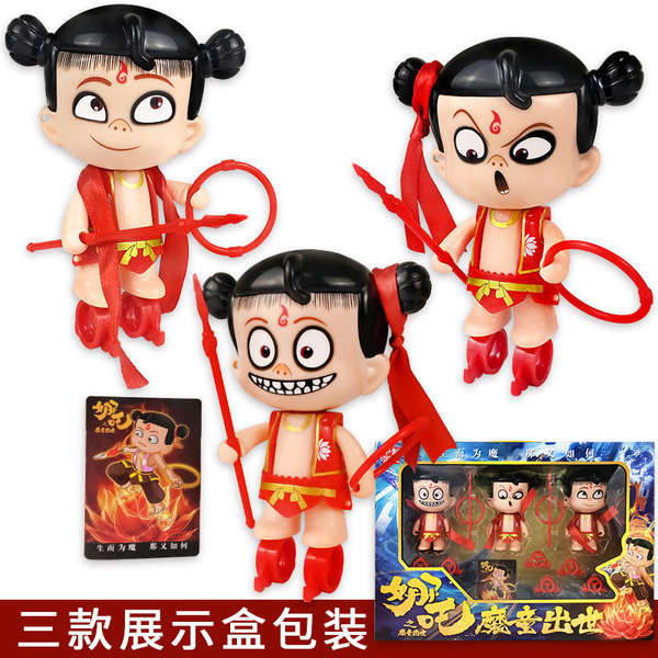nezha figure nezha popmart Anak sihir Nezha datang ke dunia, boneka ...