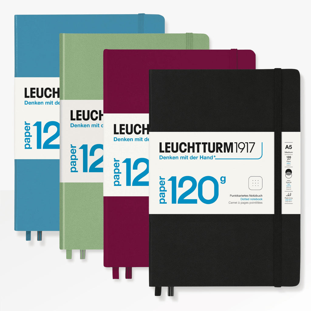 [NEW & IMPROVED] Leuchtturm1917 A5 Hardcover Notebook // 120G Edition ...