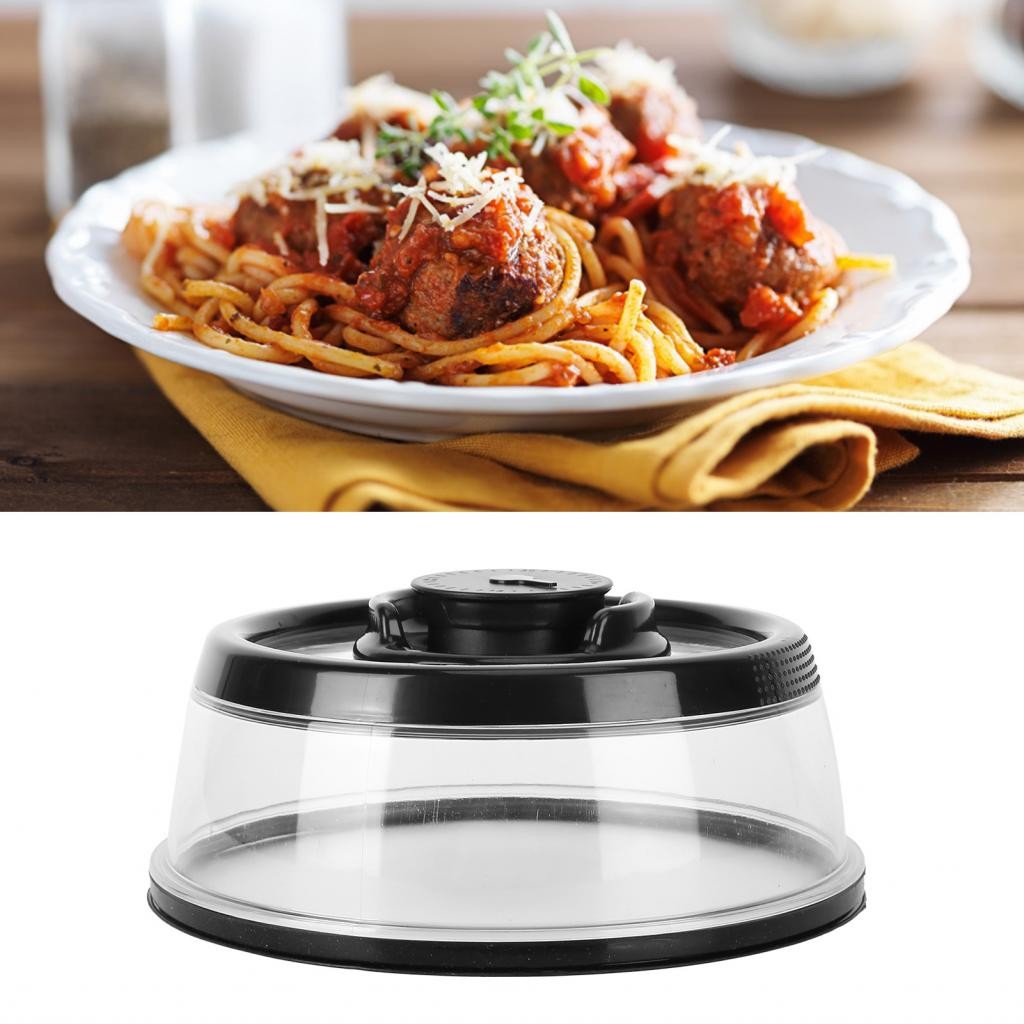 Buybybuy Vacuum Food Sealer Cover Press Type Air Tight Container Plate ...