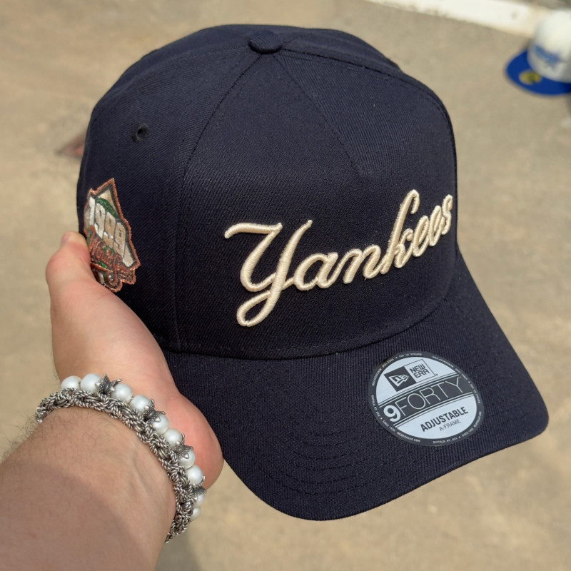New Era mlb New York Yankees World Series 1999 Gold Copper 9forty Side ...