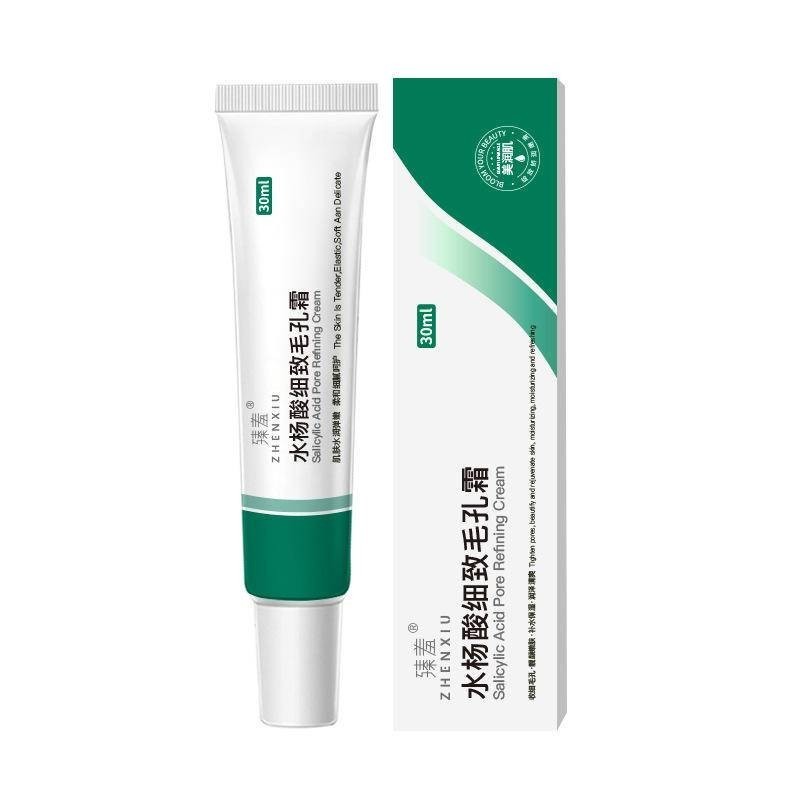 ZHENXIU Salicylic Acid Pore Refining Cream 30g Improves Blackheads ...