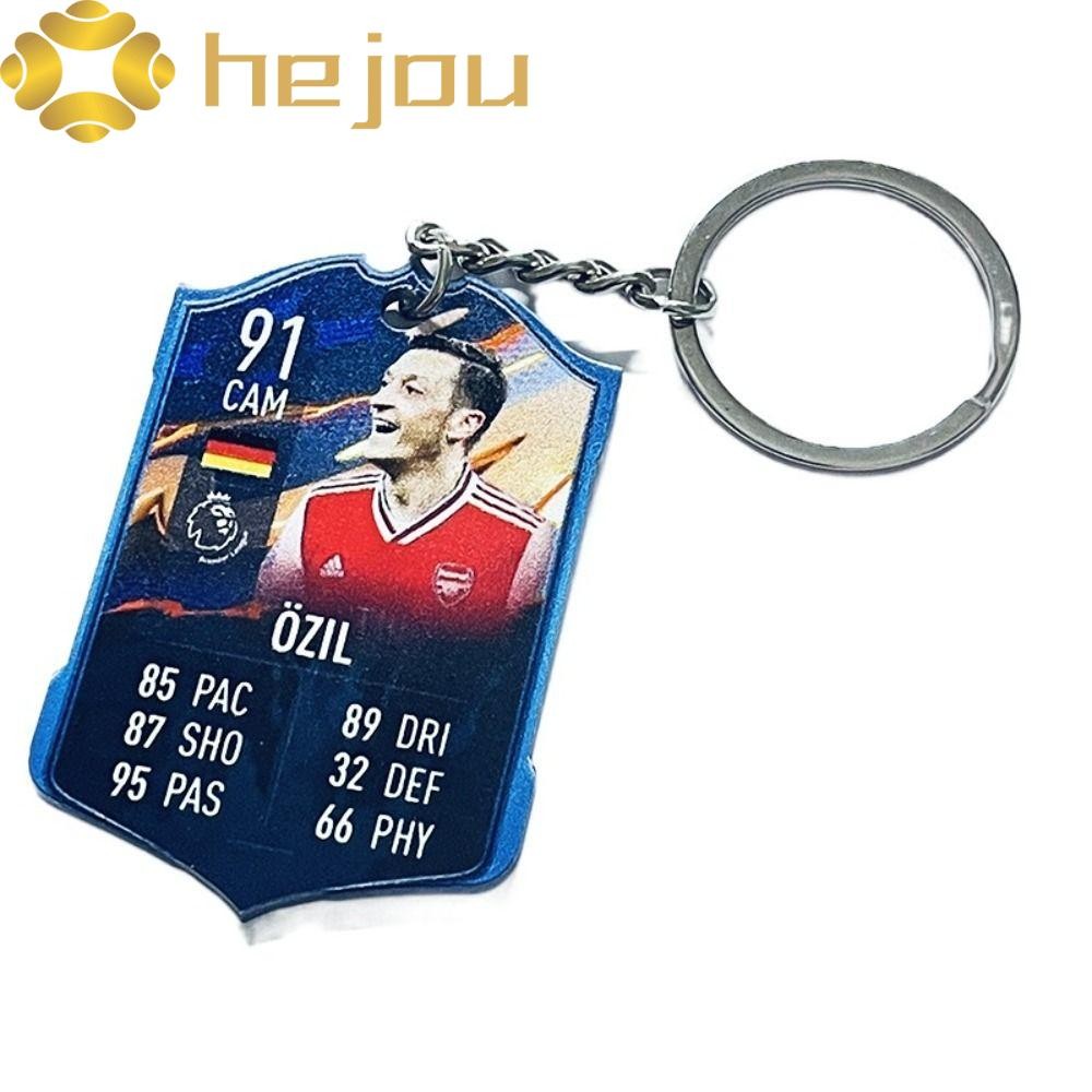 HEJOU Football Keyring, Mbappe De Bruyne Soccer Key Chain, World Cup ...