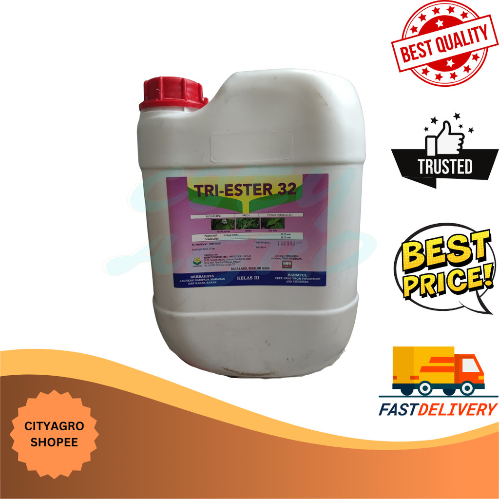 20 Liter Tri-Ester Triclopyr Butotyl 32% Herbicide Tree Killing Class 3 ...