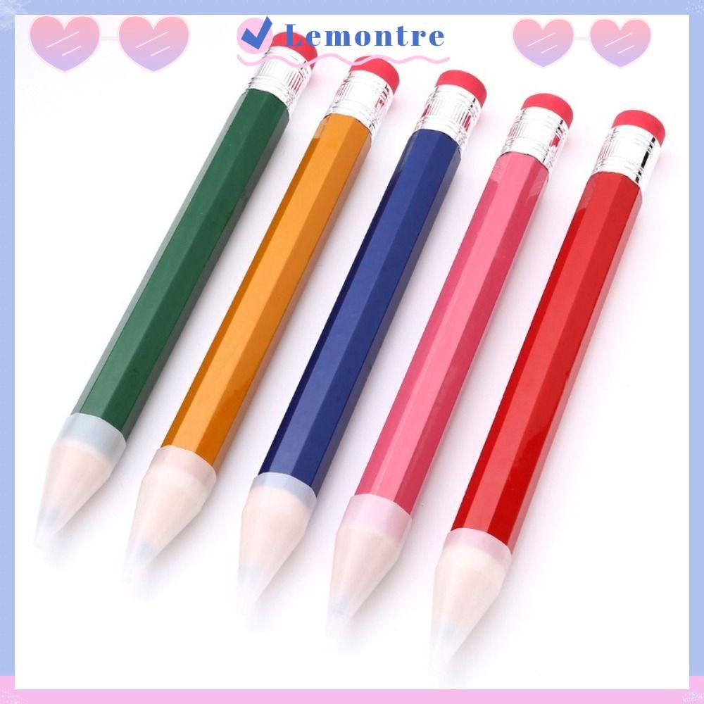 LEMONTRE Giant Pencil, Wooden 18/34/39CM Big Pencil, Fun Gift Novelty ...