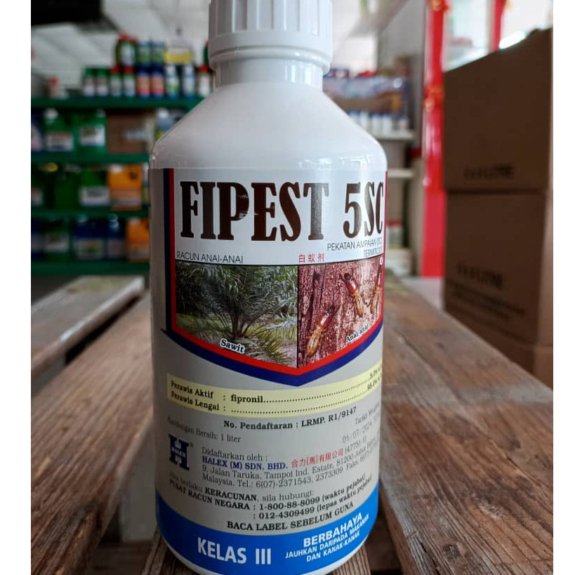1L FIPEST 5SC HALEX Fipronil 5% (Same As Rainnil 5SC, PLASMO 50, Regent ...