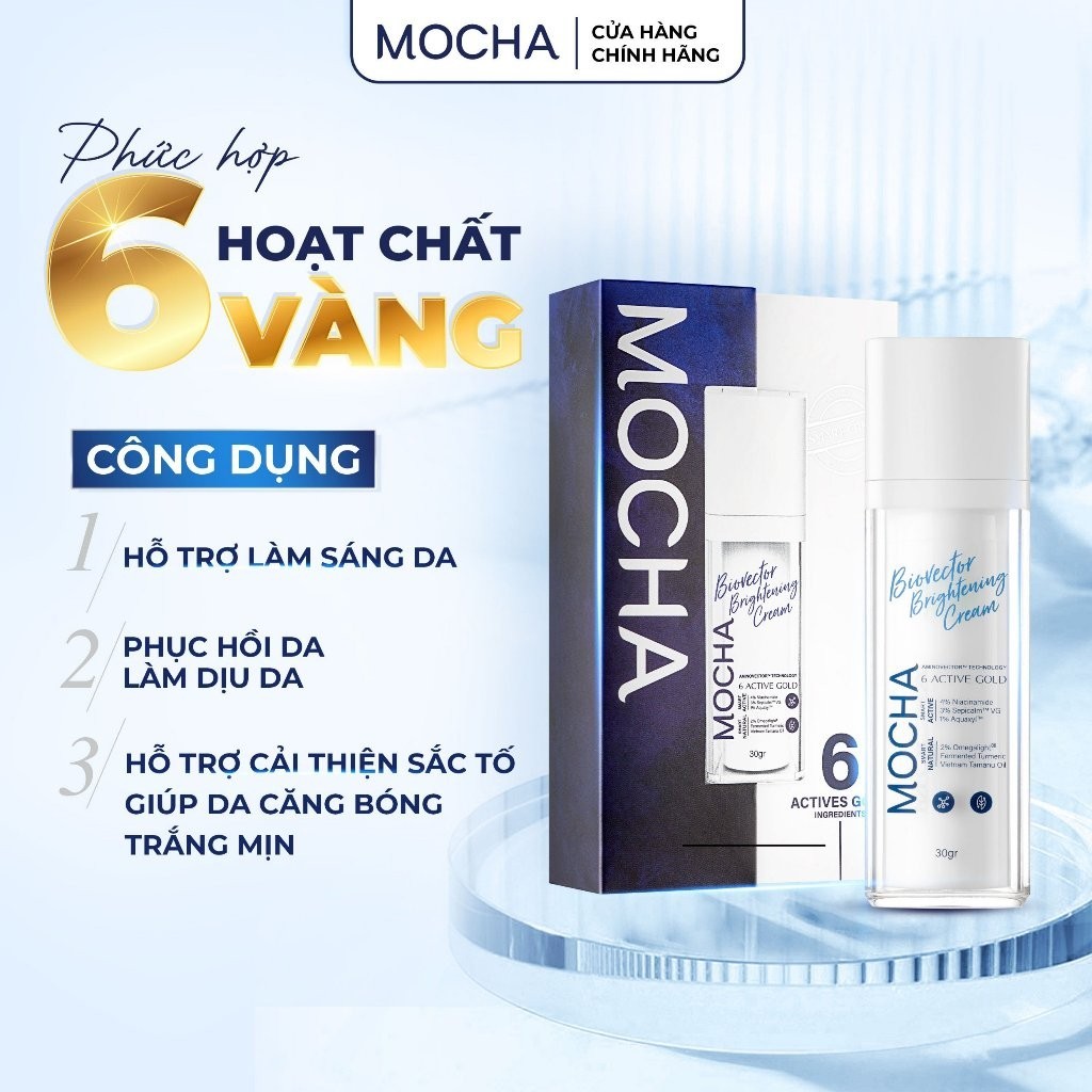 Mocha Biovector 6 Active Premium Skin Brightening and Restoring Cream ...