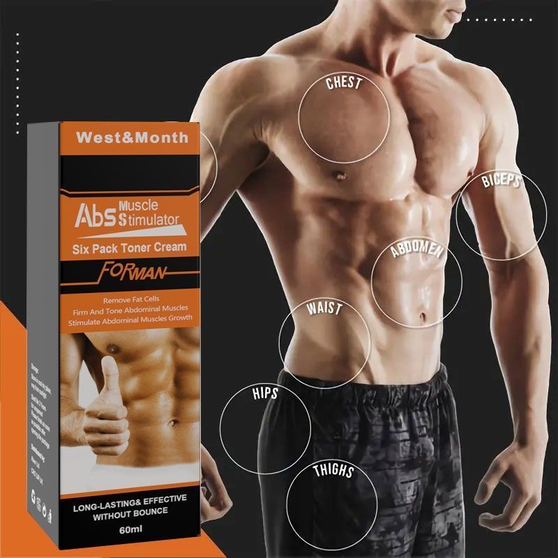 Abdominal Cream Fat Burning Sweat Strengthening Abdominal Muscle Cream ...