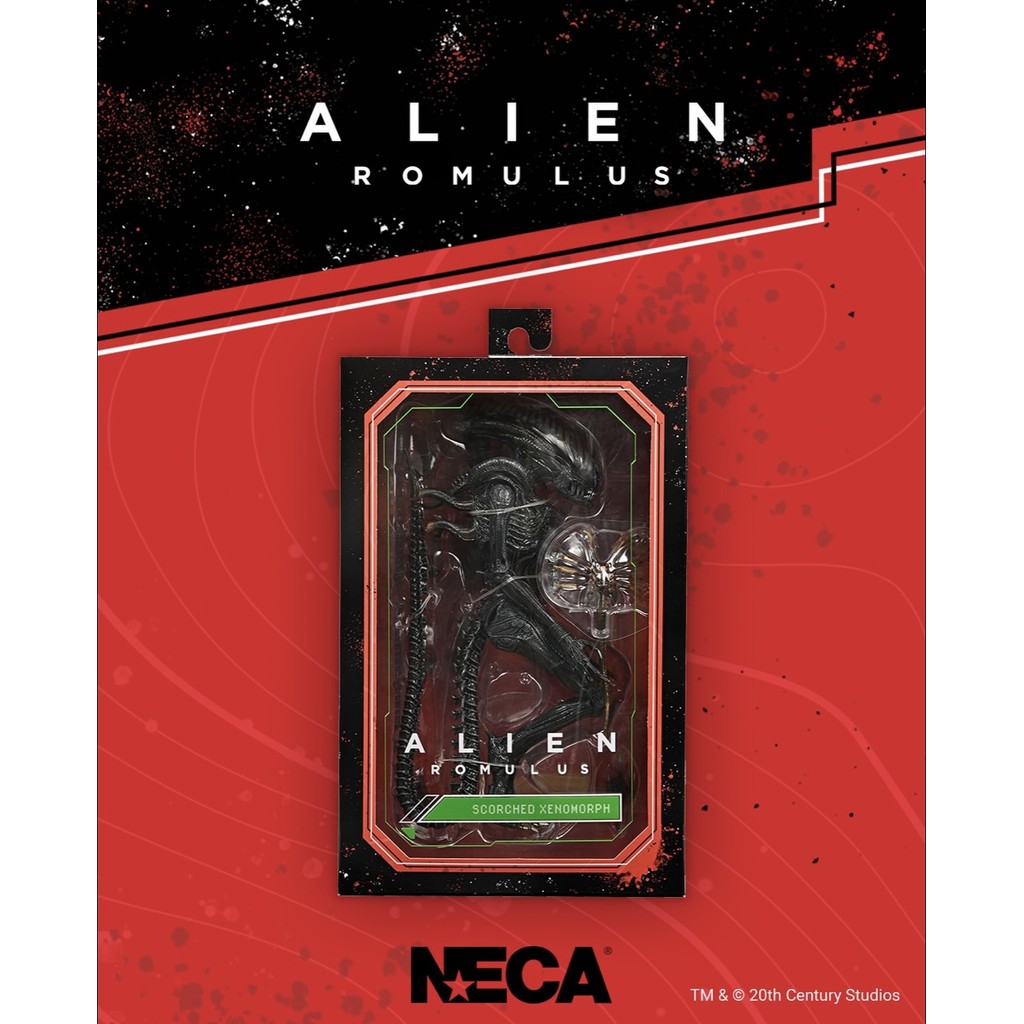 NECA Ultimate Alien Romulus Scorched Alien | Shopee Malaysia