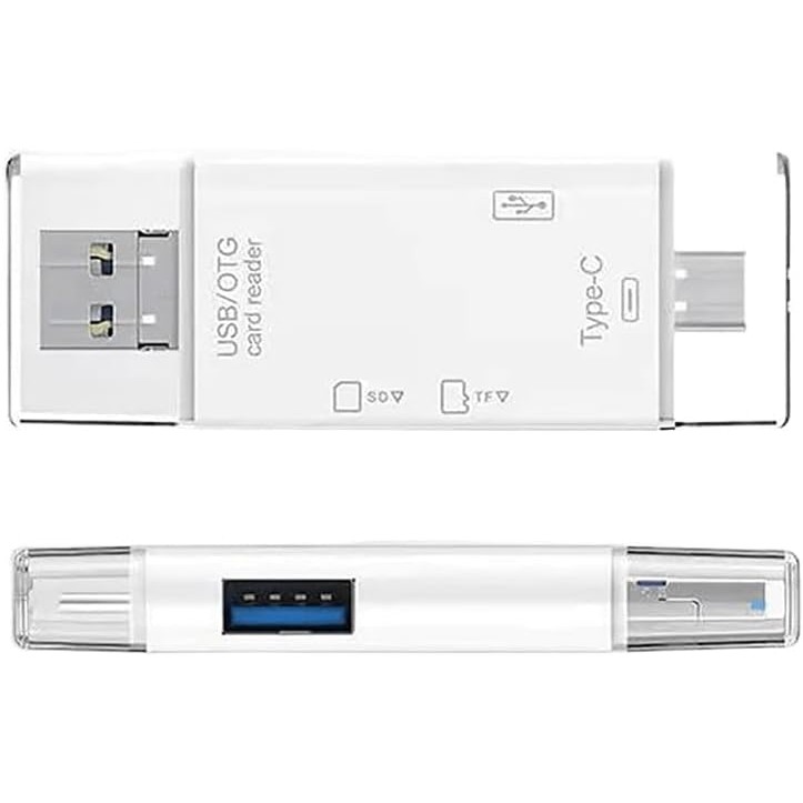 6-in-1 Smart Media Card Reader, All-in-1 USB Universal Multi Card ...